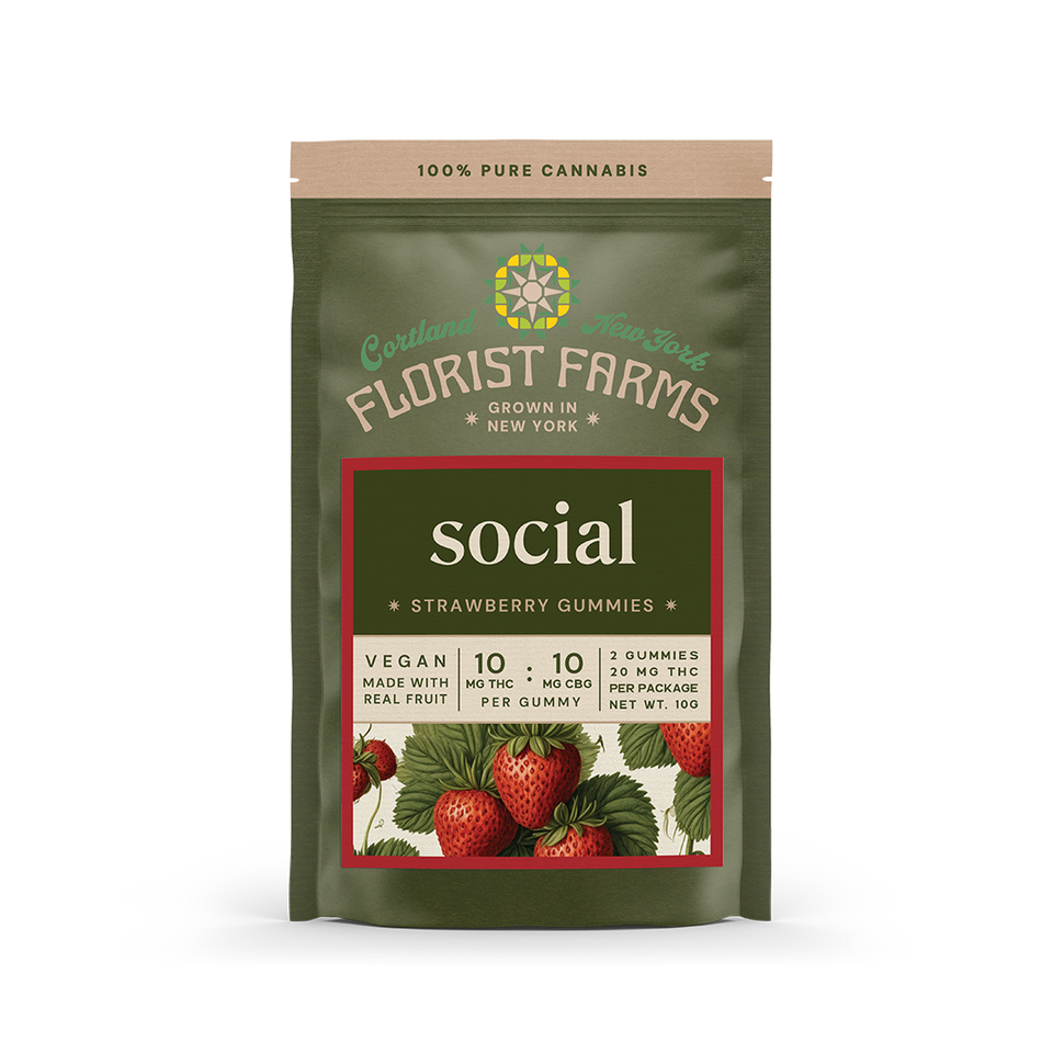 Social | Strawberry Gummies | 2pk – Florist Farms