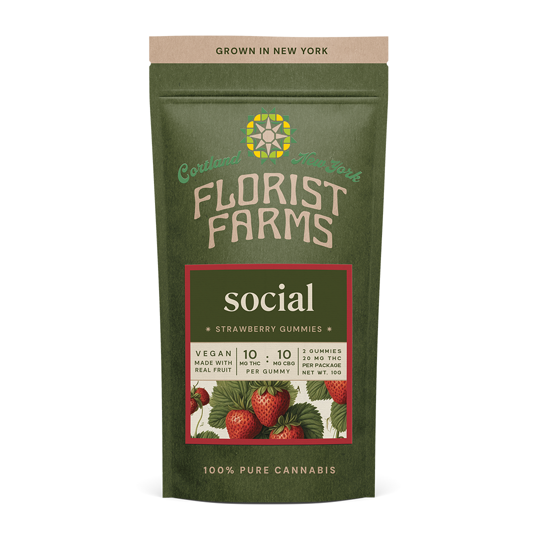 Social | Strawberry Gummies | 2pk – Florist Farms