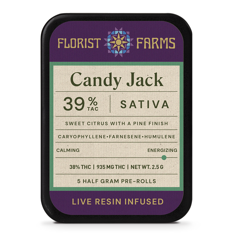 Candy Jacks Live Resin Infused Joints | 5 Pack – Florist Farms