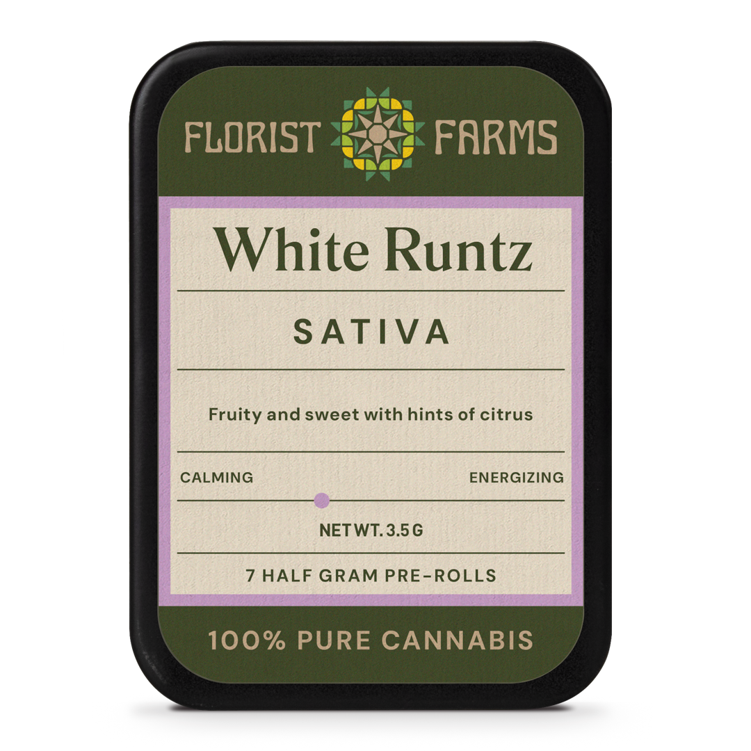 White Runtz | 1/2 Gram Pre-Rolls | 7pk – Florist Farms