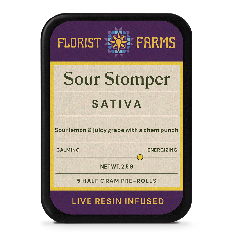 GMO Bomb | Live Resin Infused | Half Gram Pre-Rolls | 5pk – Florist Farms